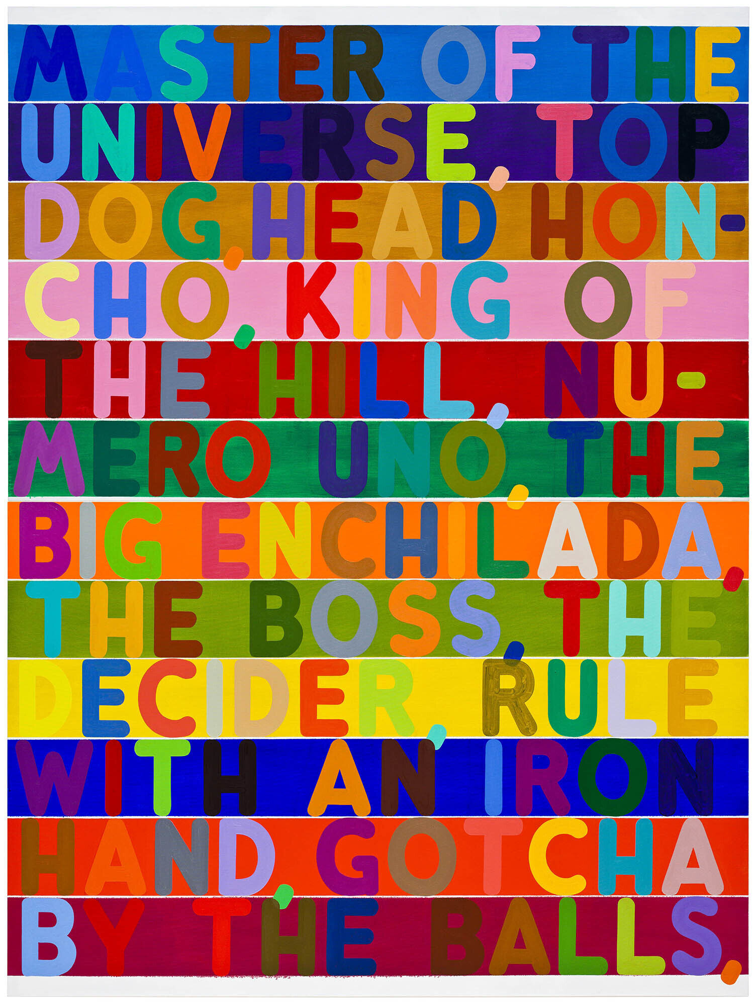 Mel Bochner: Wenn sich die Farbe ändert | Haus der Kunst München