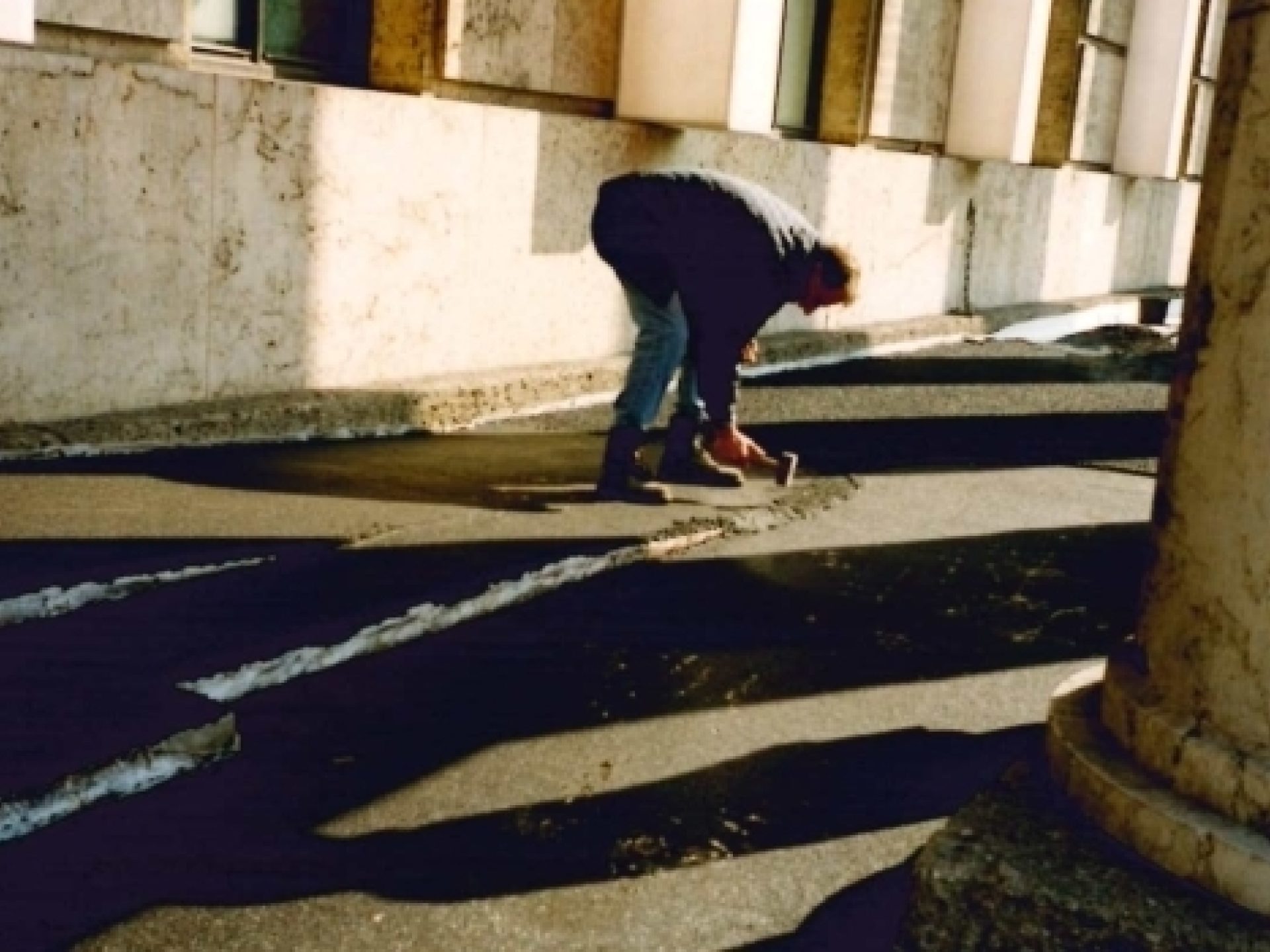 Gustav Metzgers: Travertin/Judenpech - Haus der Kunst